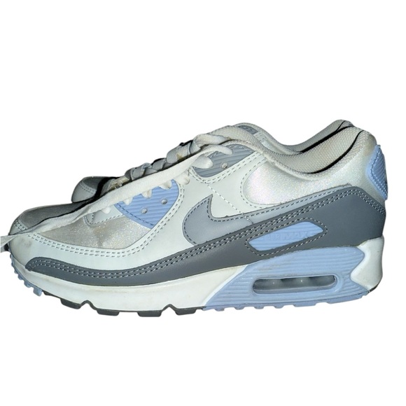 Nike | Shoes | Nike Air Max 9 Gray And Blue Sneakers | Poshmark